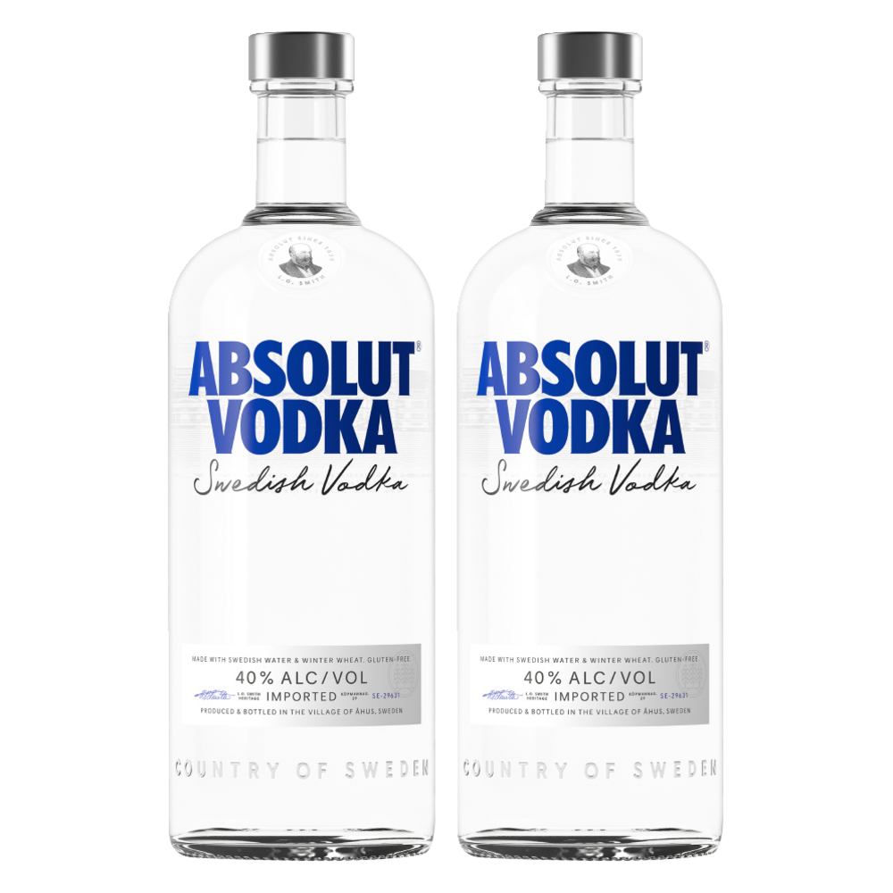 ABSOLUT Vodka 2-pack